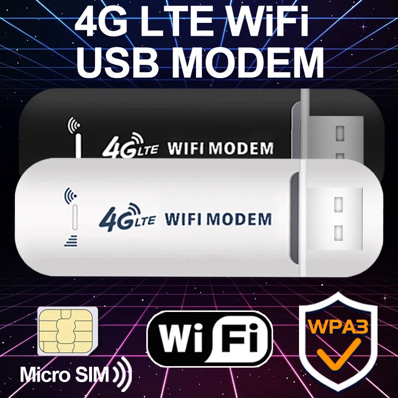 NEW Wireless 4G LTE WiFi 150Mbps USB Dongle Modem Portable Router Stick ...