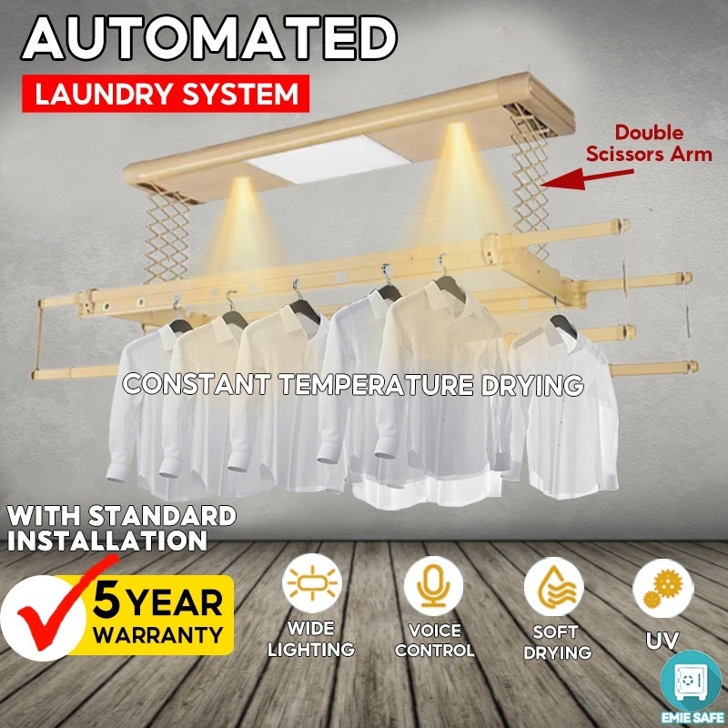 Gsf Automated Laundry Rack Smart Laundry System Clothes Drying Rack 5 ...