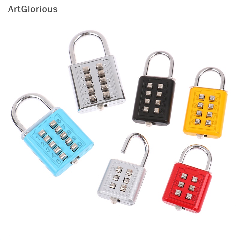 AG Digit Push Button Password Lock Chrome Plated Anti-theft Combination ...