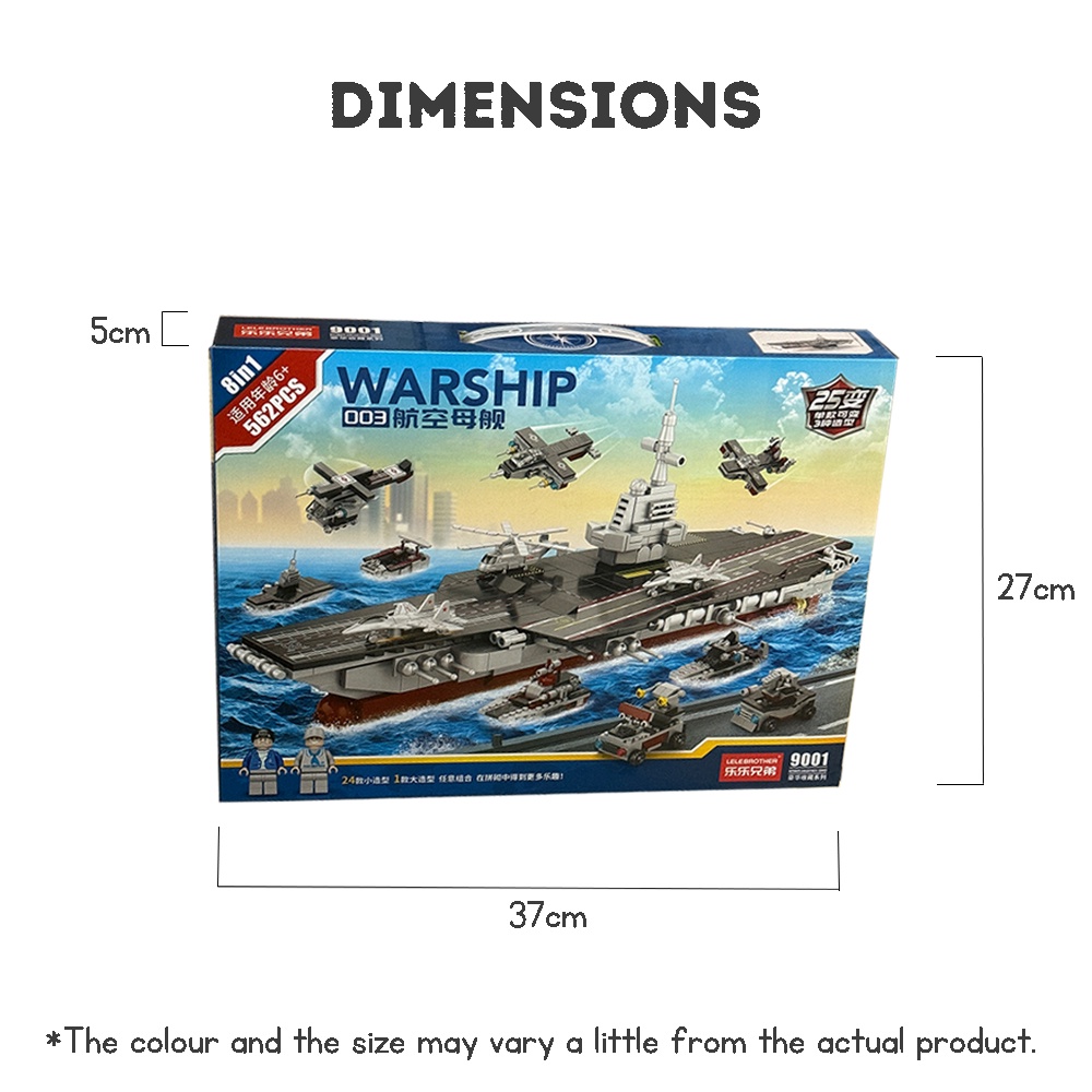 Building block battleship Toys For Boys Battleship Model | Shopee Singapore