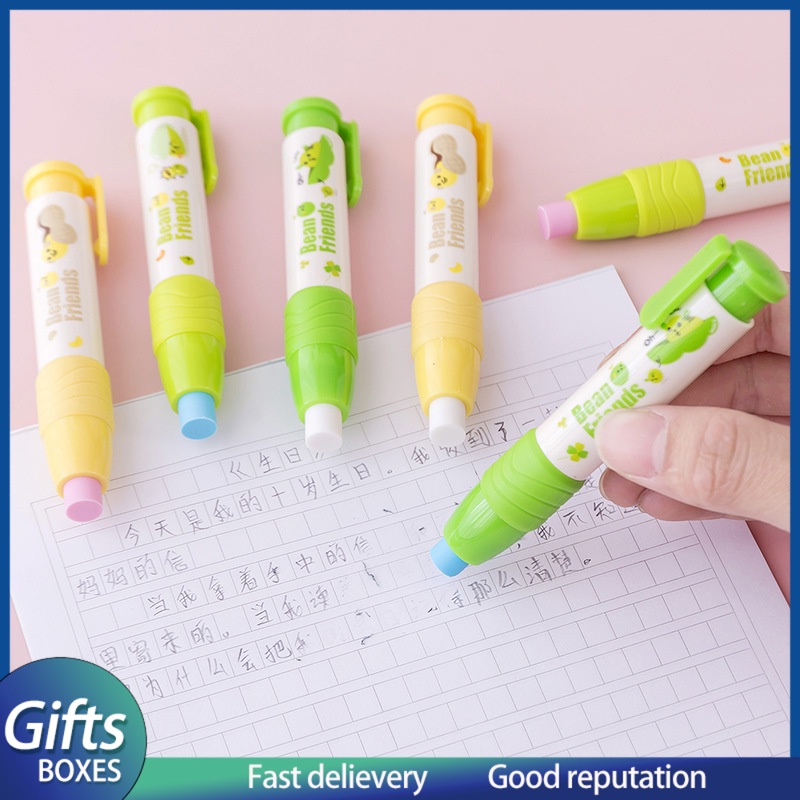 Gifts Boxes Pen Shape Eraser Set for Kids Birthday Goodie Bag Children ...