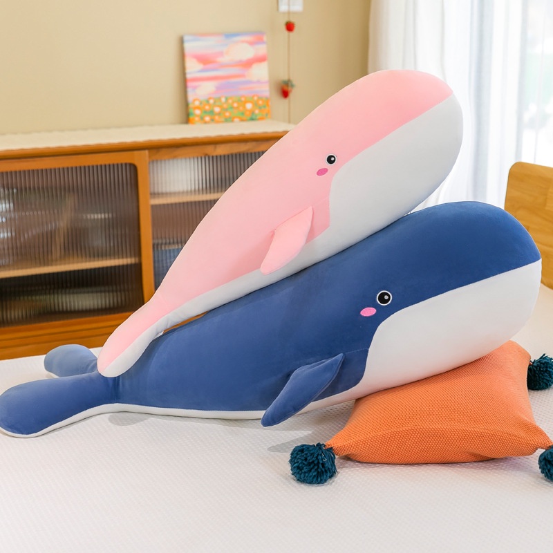 Whale Stuffed Animal Plush Toy Soft Whale Dophin Hugging Pillow Cute ...