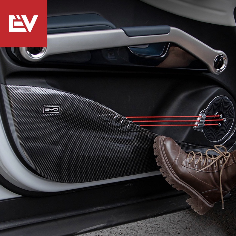 For BYD SEAL BYD ATTO 3 Door Anti-kick Carbon Fiber Pattern Protection ...