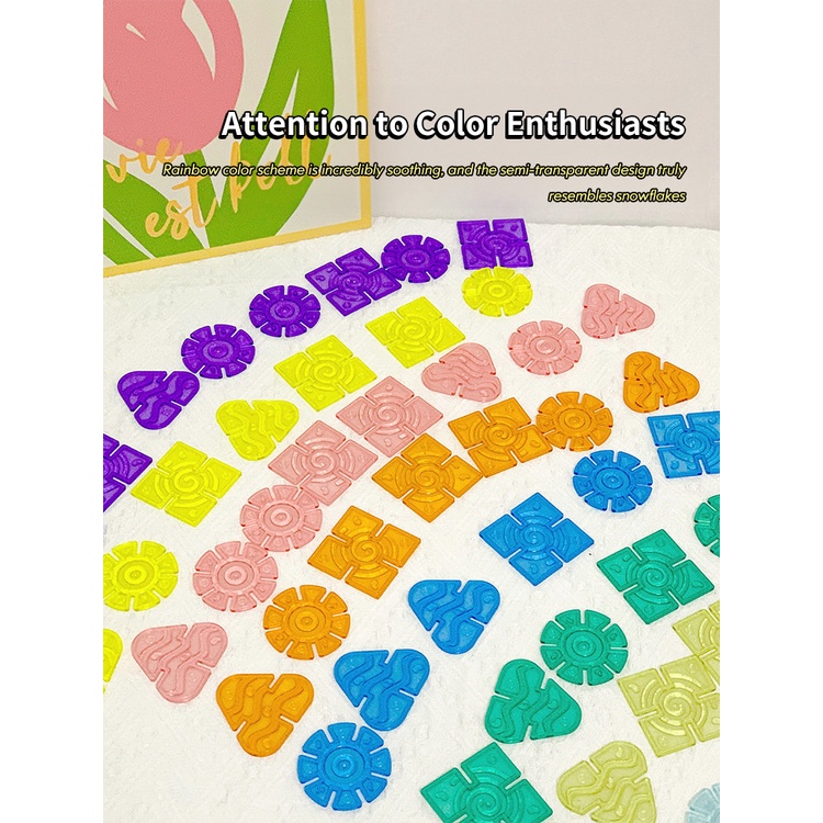 60/120/240pcs Extra Large Interlocking Disc Building Block Set Creative ...