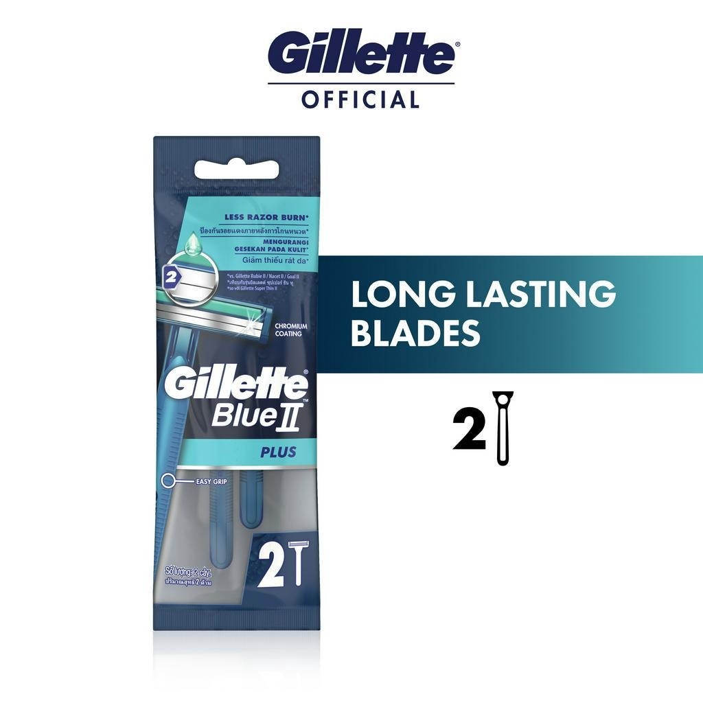 Gillette Blue 2 Plus Disposables 2 Handles | Shopee Singapore