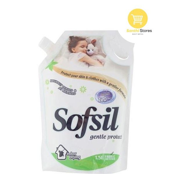Sofsil Gentle Protect Fabric Softener Indoor Drying 1.5l | Shopee Singapore