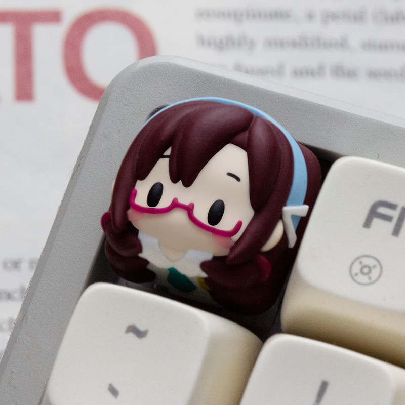 Unique Keycap eva Makibo Asuka Minimalist diy Button Mechanical Cross ...