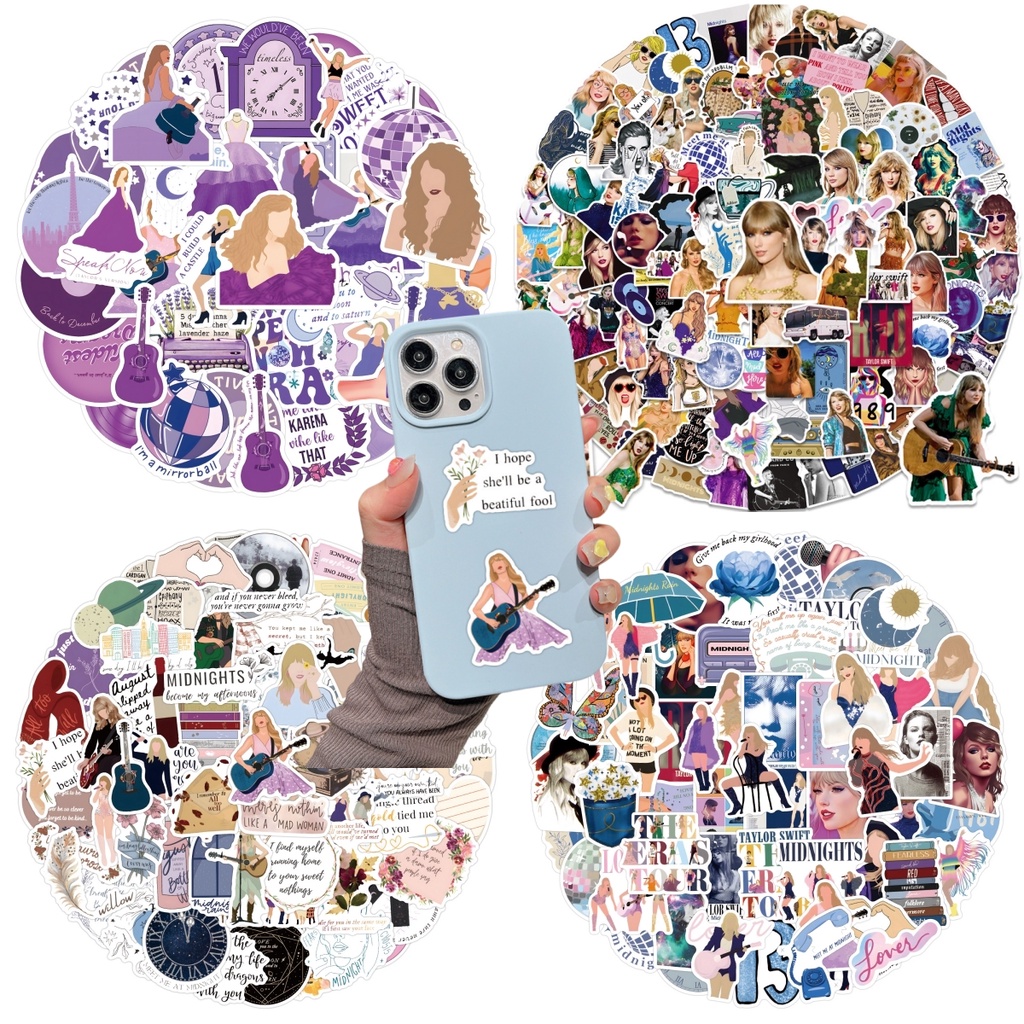 60/100/200PCS Singer Taylor Swift T-Swizzle Tay Graffiti Stickers For ...