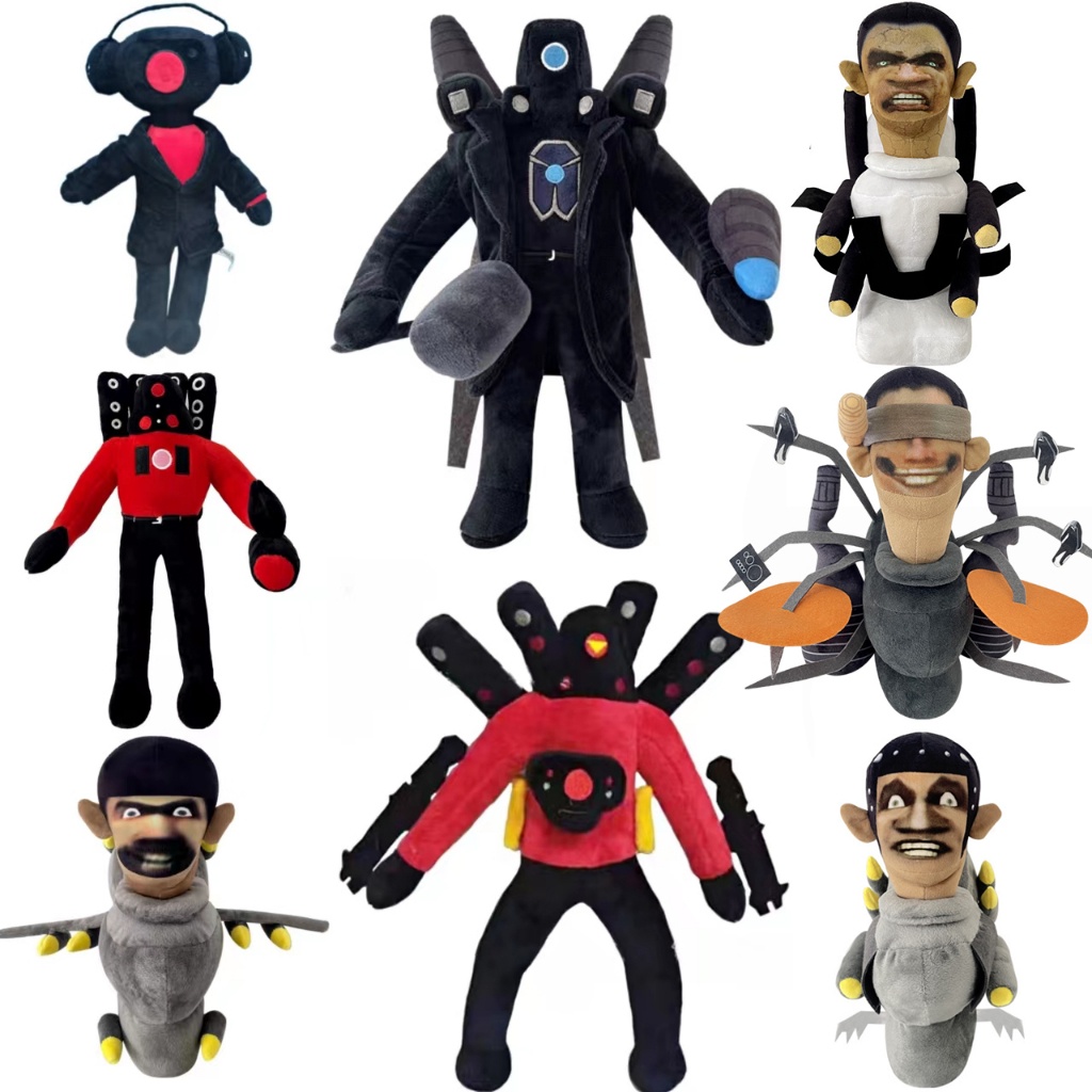 30cm Skibidi Toilet Plush Titans Cameraman TV Man Camera Man Titans Speakerman Speaker Man Doll ...