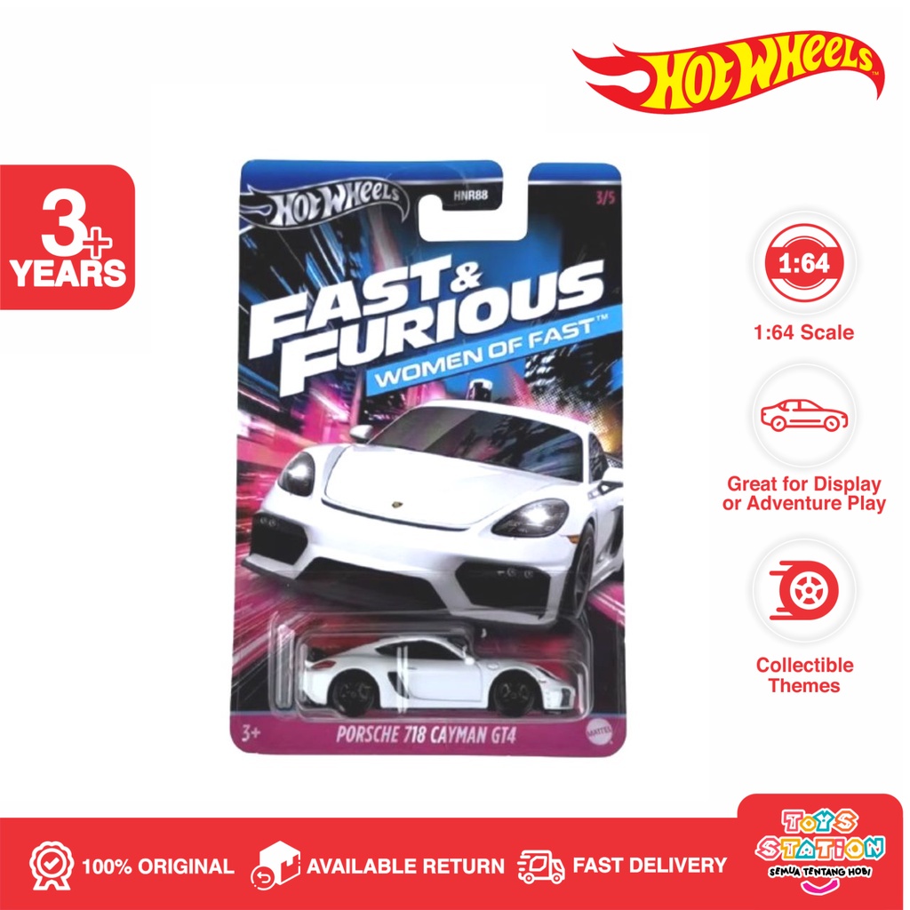 Hotwheels Fast & Forius Women Of Fast Porsche 718 Cayman GT4 ...