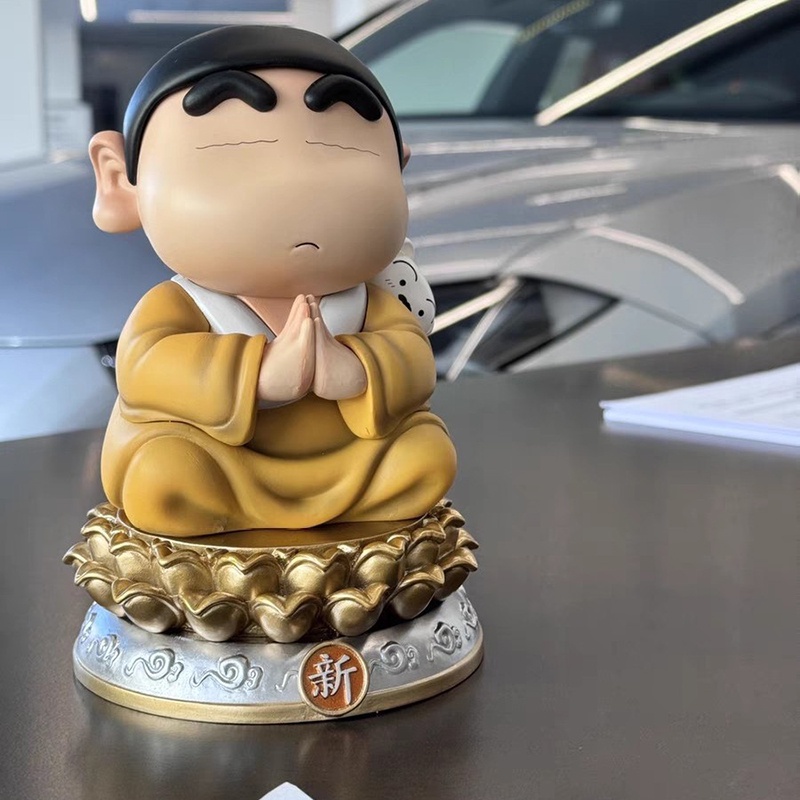 Hobby Crayon Shin-chan Cosplay Sakyamuni Buddha Action Figure Q Version ...