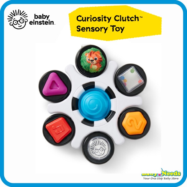 Baby Einstein Curiosity Clutch Fidget Sensory Toy and Pop It Rattle ...