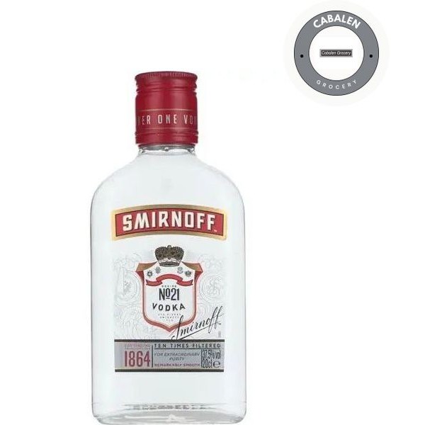 Smirnoff Red Label Triple Distilled Vodka 200ml | Shopee Singapore