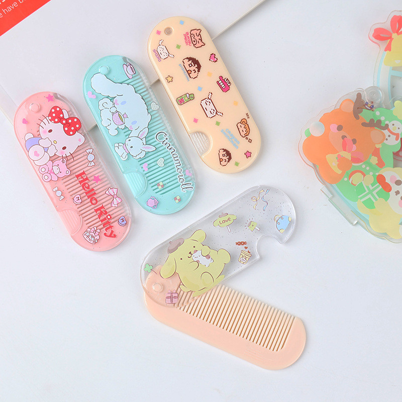[eetmo] Sanrio Kawaii Small Comb Anime Kuromi Hello Kitty Cinnamoroll ...