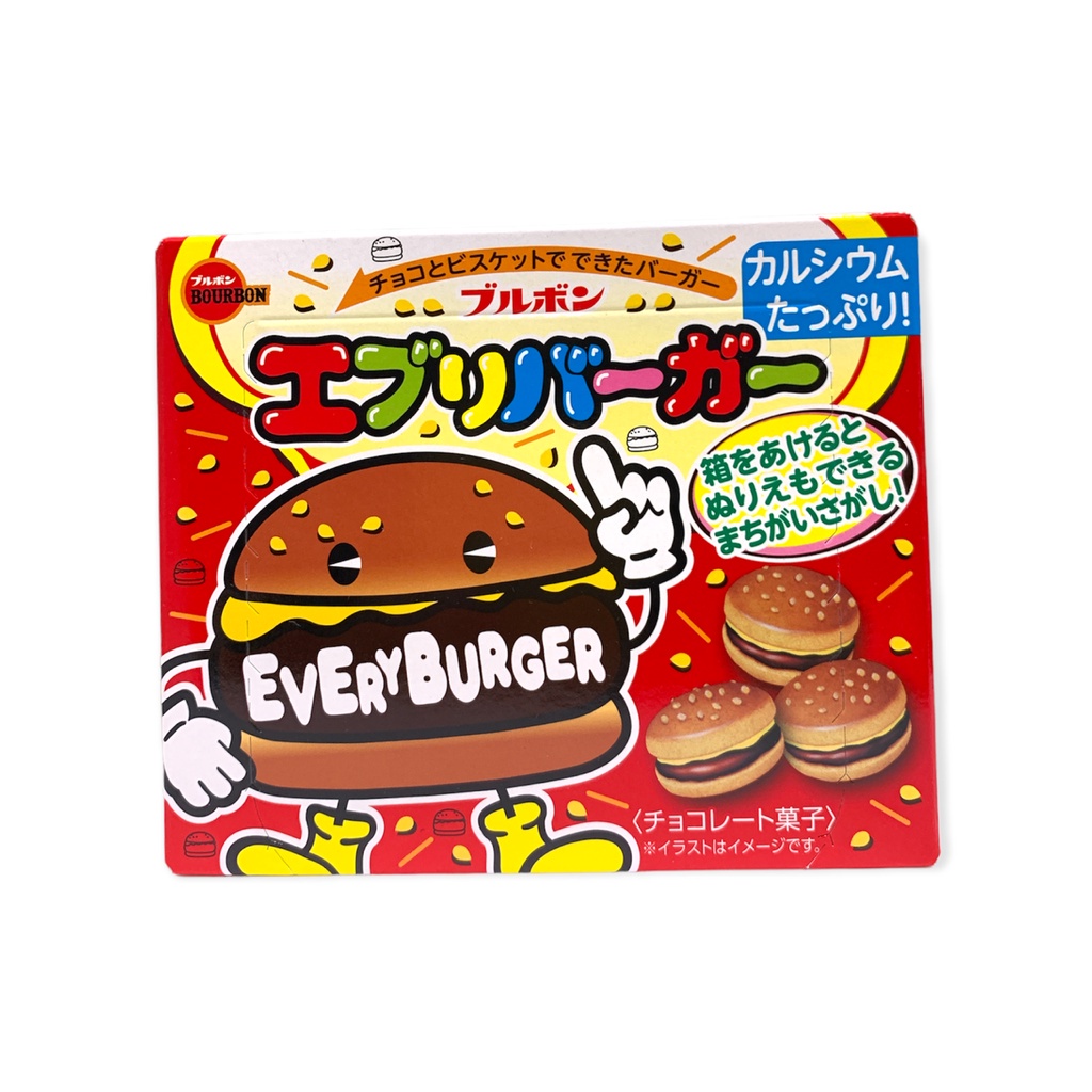 [DONKI]Bourbon Every Burger Milk Chocolate Biscuit 66g | Shopee Singapore
