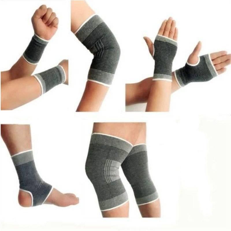 2PCS Grey Sports Protective Gear Elbow Knee Pad for Gym Fitness ...