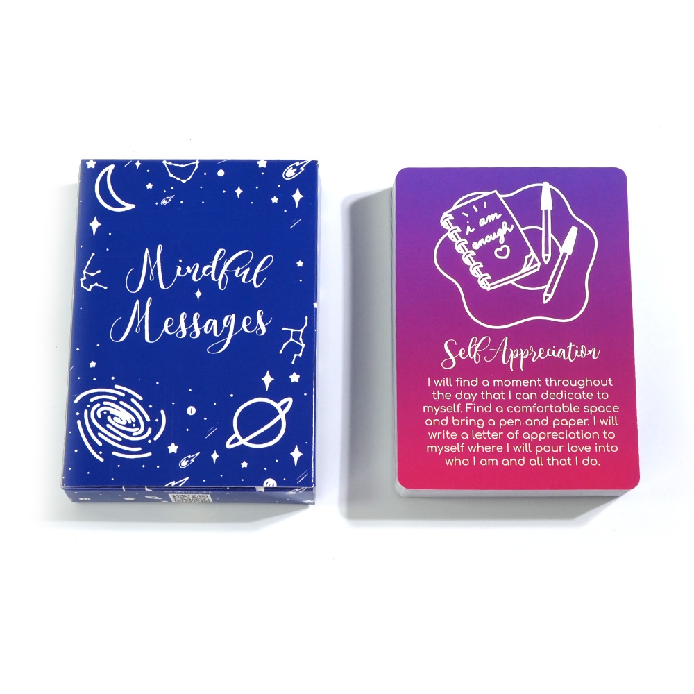 Mindful Messages Positive Affirmations Meditation Self Care Cards Tarot ...