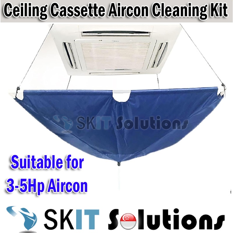 Open Type Ceiling Air Conditioner Cleaning Kit Air Con Washing Cover ...