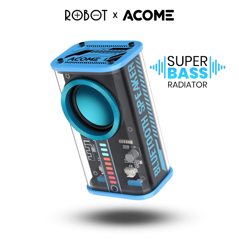 Acome Speaker Bluetooth A8 Design CyberPunk Transparent 1-year Official ...