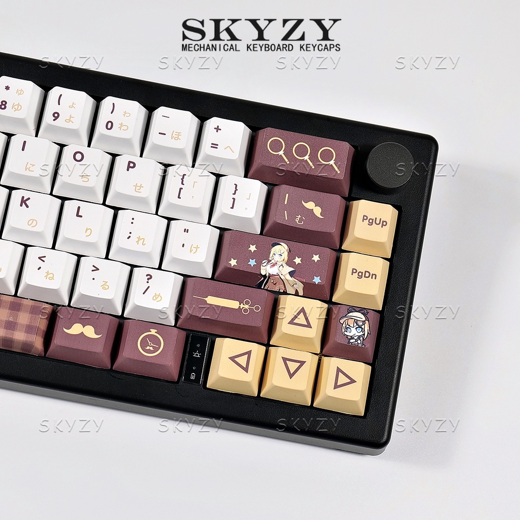 Watson Amelia Keycaps Cherry Profile Hololive Anime PBT Dye Sub ...