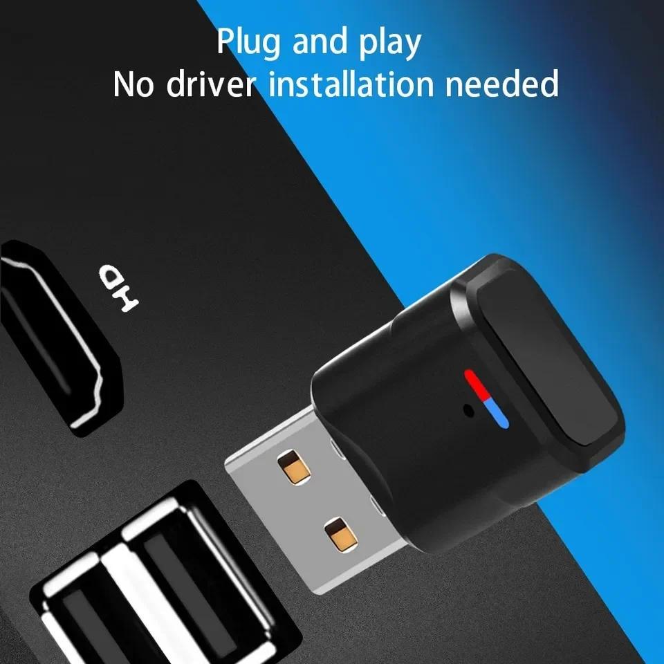 New Bluetooth Adapter for Pc USB Bluetooth-compatible 5.3 Dongle ...