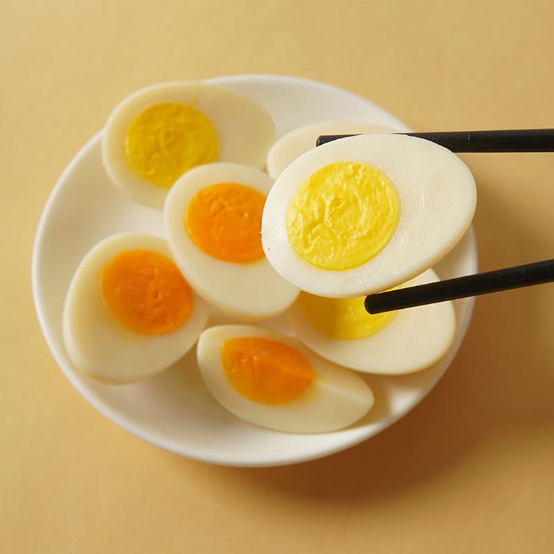 Artificial Soft Boiled Eggs Fake PVC Chicken Eggs Food Models Photo ...