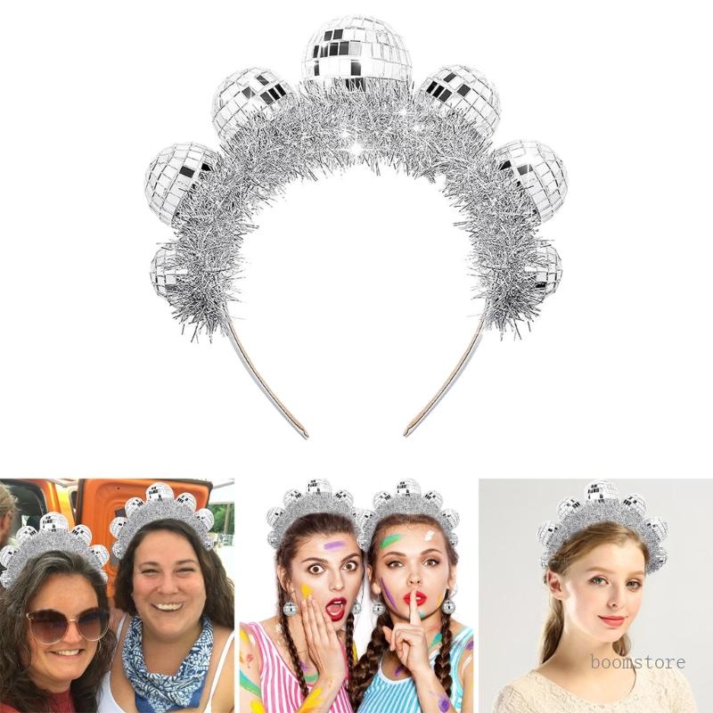 Boom Music Festival Party Headband Fashion Disco Balls Hairhoop ...