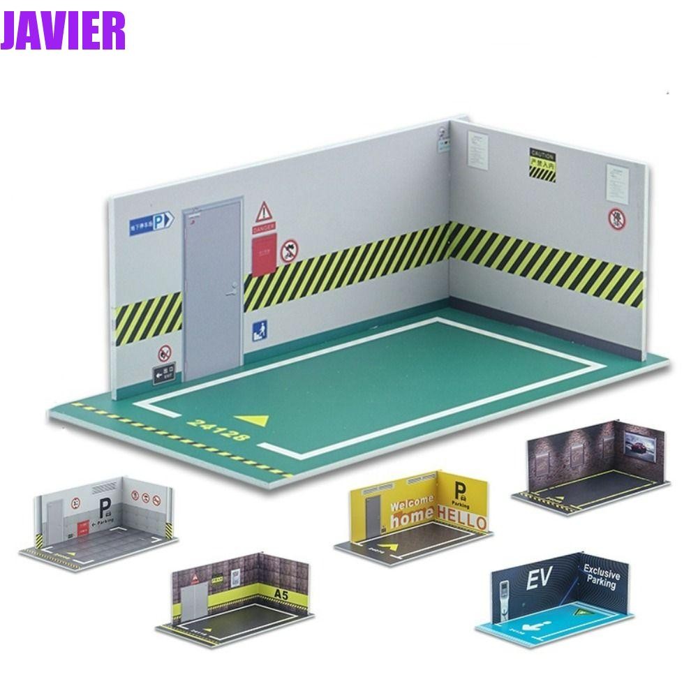 JAVIER Parking Lot Model, Display Model Parking Space 1/32 Car Garage ...