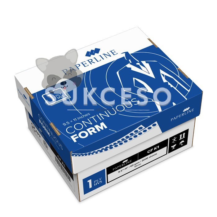 Paperline PPL Continuous Form 1 PLY HVS/Continous | Shopee Singapore