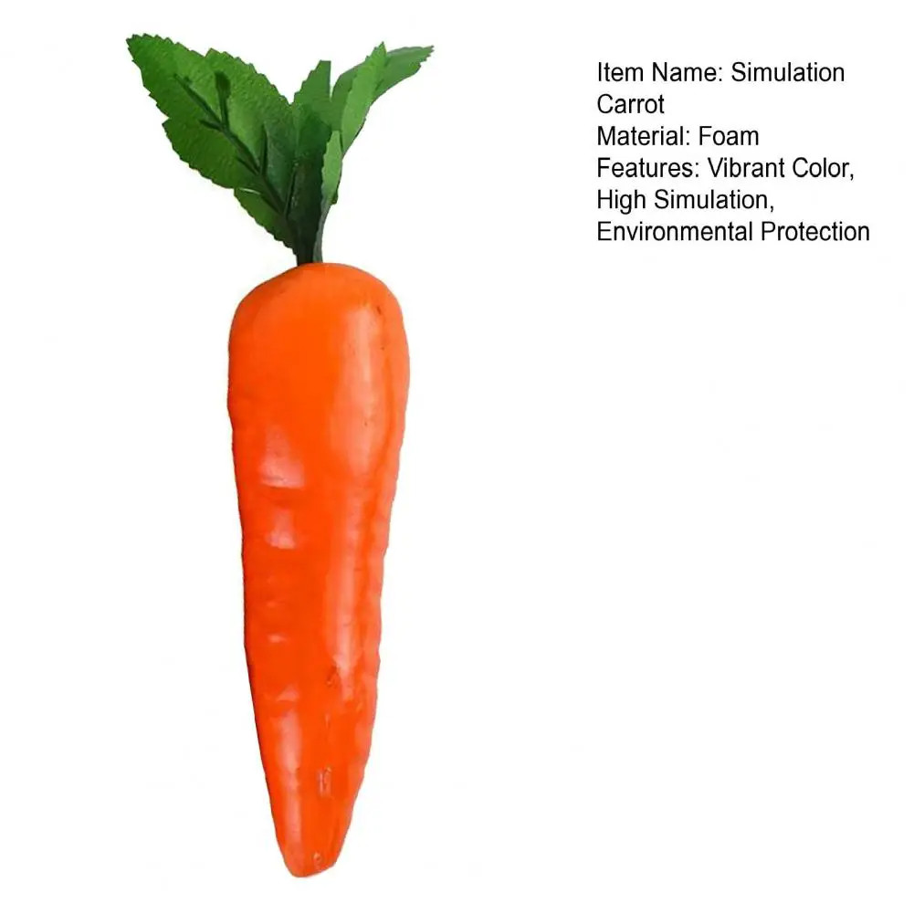 Artificial Carrots Fake Simulation Carrots Lifelike Vegetables Fruit ...