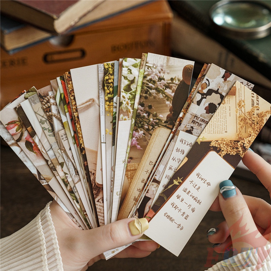 A Corner of The Study Bookmarks 30Pcs/Set Bookmarks Books Marker of ...