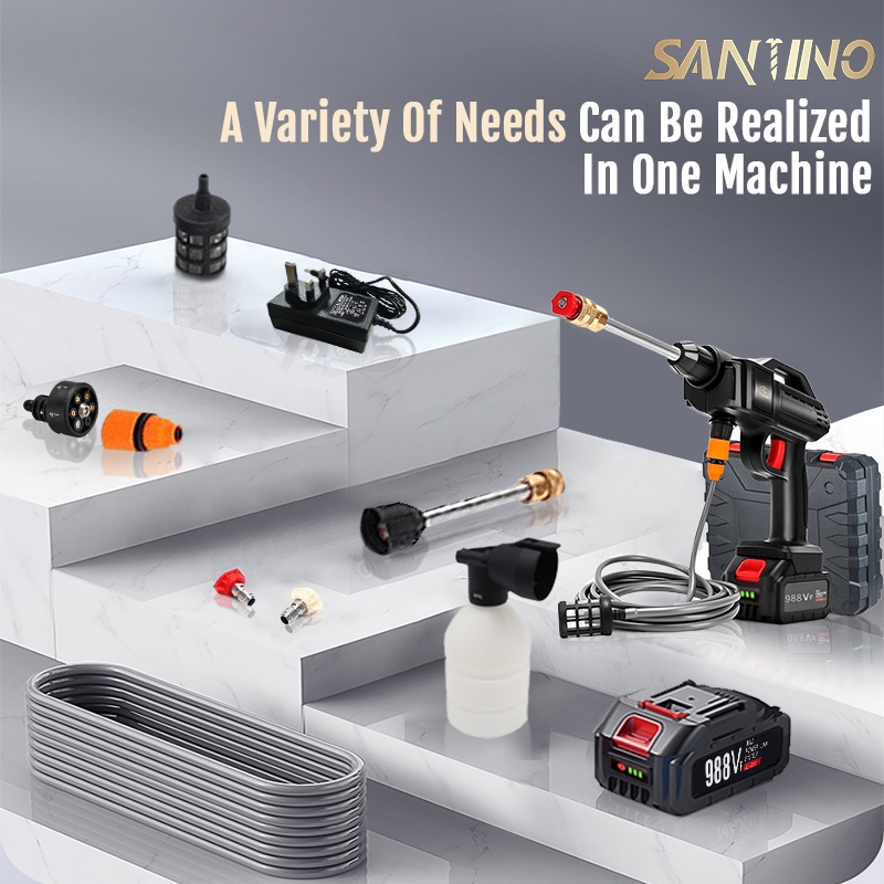 【SKIT SG】Cordless High Pressure Water Jet Spray Gun Washer Foam ...