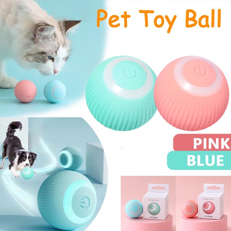 Cat Interactive Ball Smart Electric Automatic Rolling Ball Toys for ...