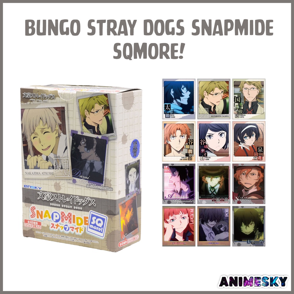 Bungou Stray Dogs snapmide SQmore genuine sd 1 pack 3 card pack ...
