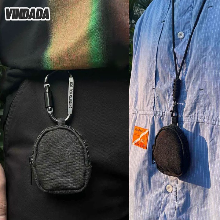 Functional Small Pouch Tactical Portable Bag Coin Purse Earphone Bag ...