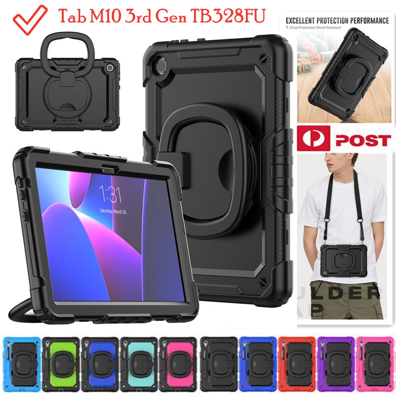For Lenovo Tab M10 3rd Gen TB328FU TB328XU Shockproof Hard Heavy Duty Stand Armor Case Screen ...