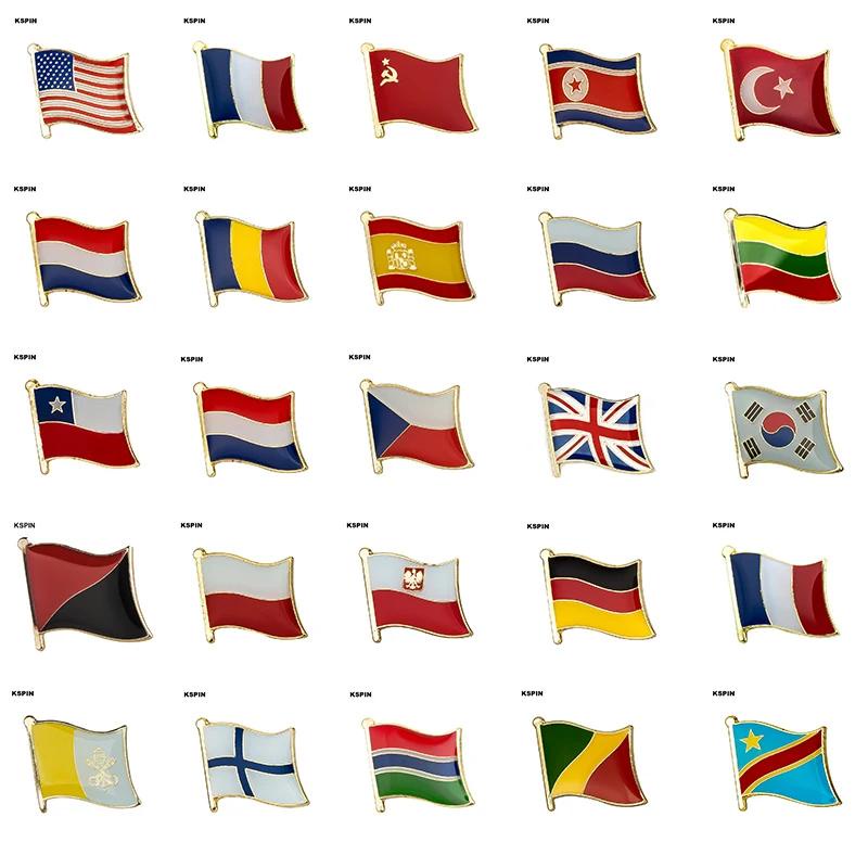 Metal Flag Emblem Singapore Brazil Emblem Icon Women's/Men's Backpack ...