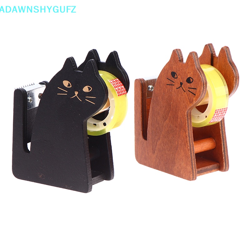 Adfz Tape Dispenser Cartoon Cat Tape Cutter Holder Roller Tape ...