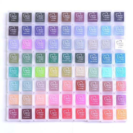 Tsukineko Versacolor Small Pigment Ink Pad - Series 3 (Waterbased ...