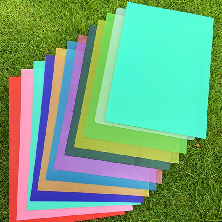 A4 Color Film PVC Plastic Sheet Kindergarten Children Craft Class DIY ...