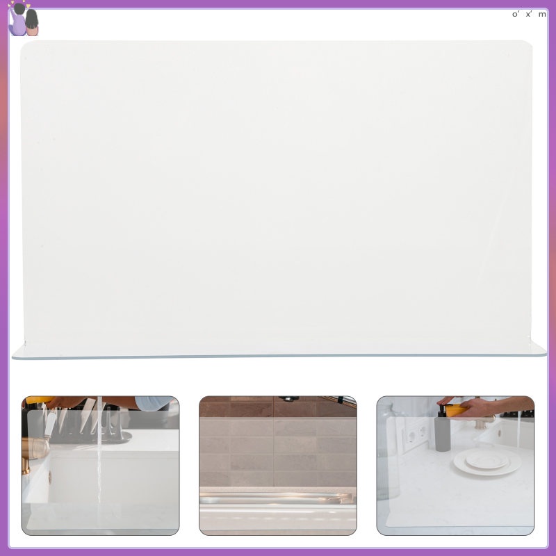 Taps Bathtub Splash Guard Water Trough Shower Splashing Proof Baffle ...