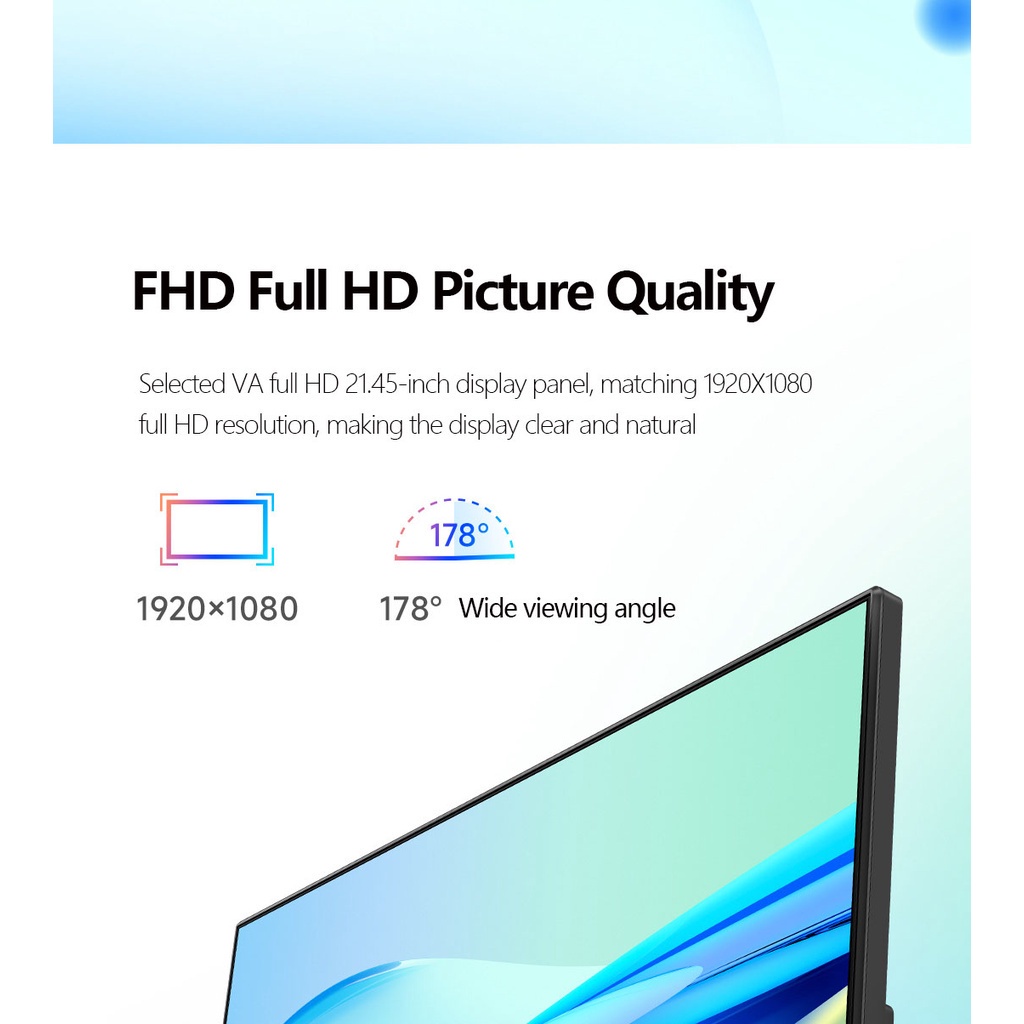 Xiaomi Redmi Monitor 21.45 Inch 1080P FHD 178° Broad Perspective ...