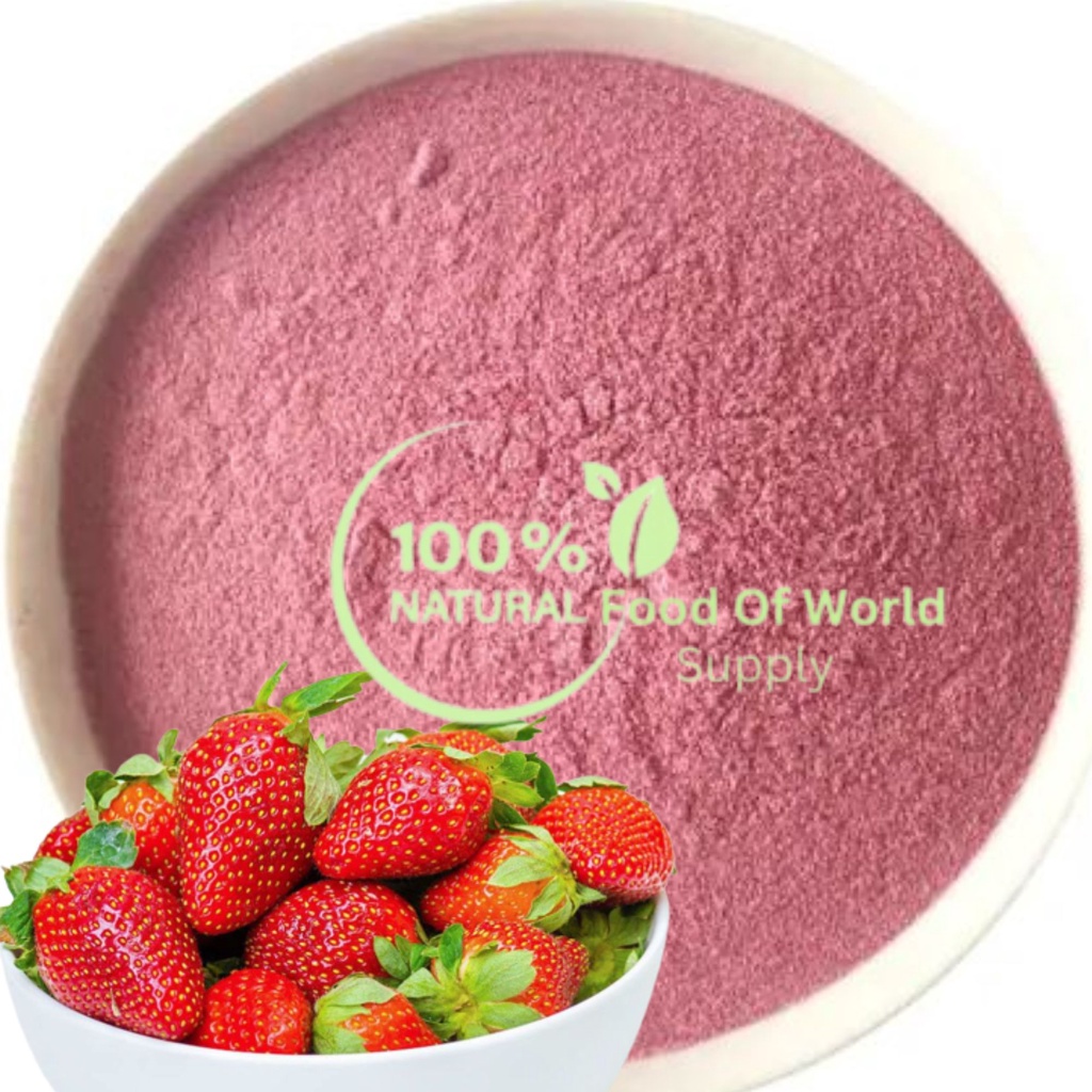 Strawberry Powder 50g - 400g 草莓粉 Freeze Dried Strawberi serbuk ...