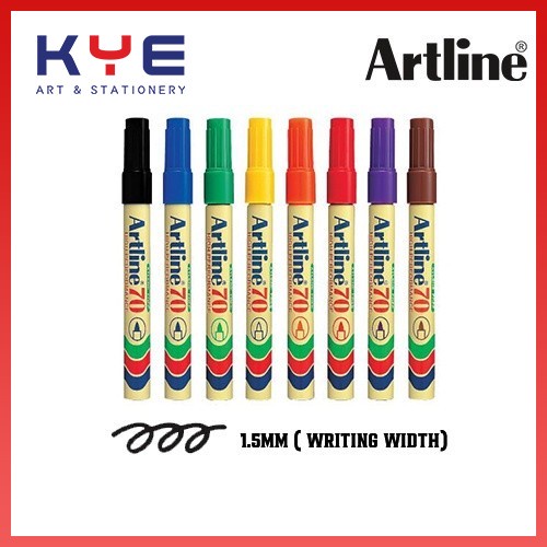 Artline Permanent Marker Pen 70 (black, Blue, Red) [Price Per Pc ...