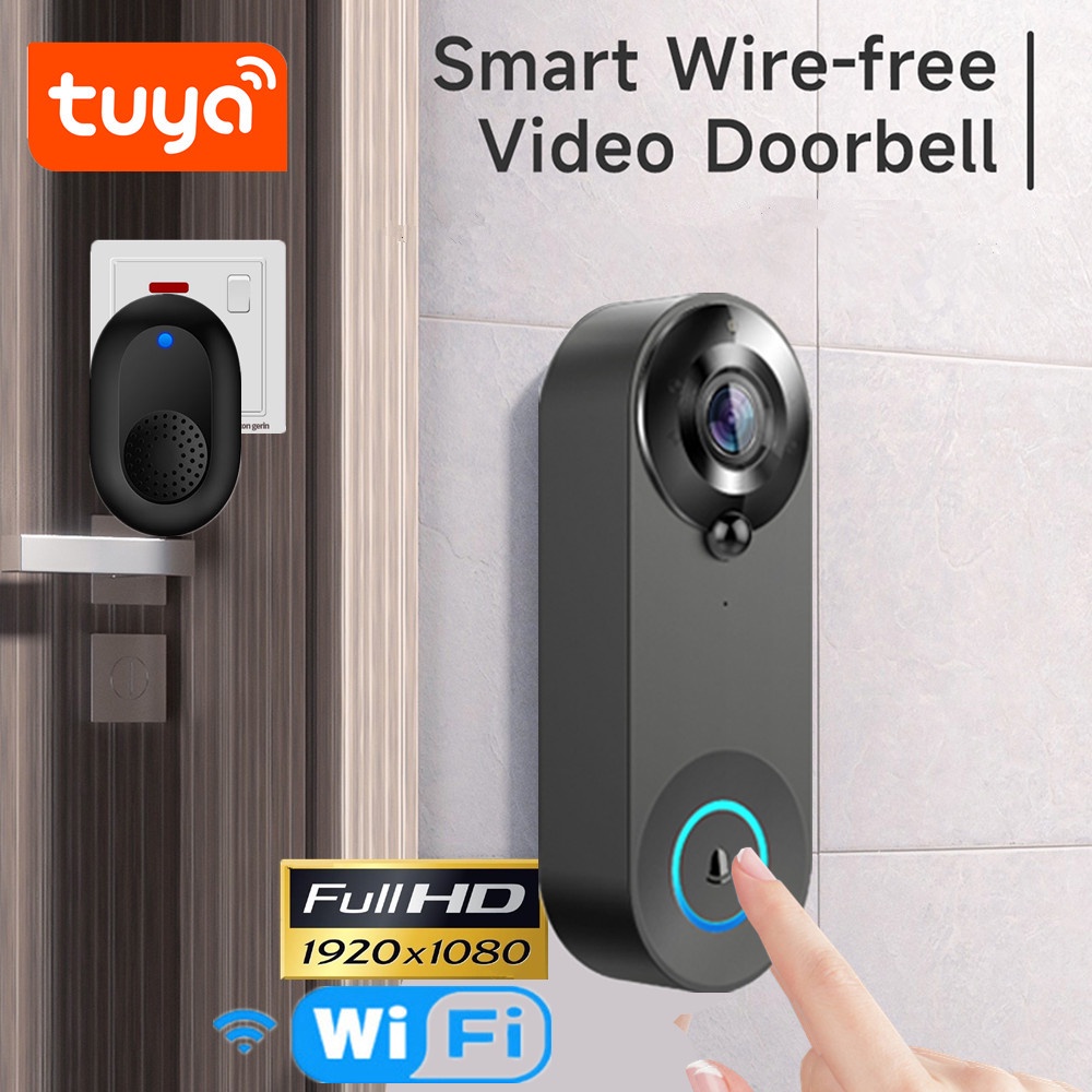 2mp tuya Smart Doorbell Camera Wifi Wireless Call Intercom Video-Eye ...