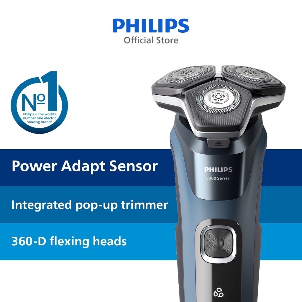 PHILIPS 5000 Series Wet & Dry Electric Shaver – S5880/20 | Shopee Singapore