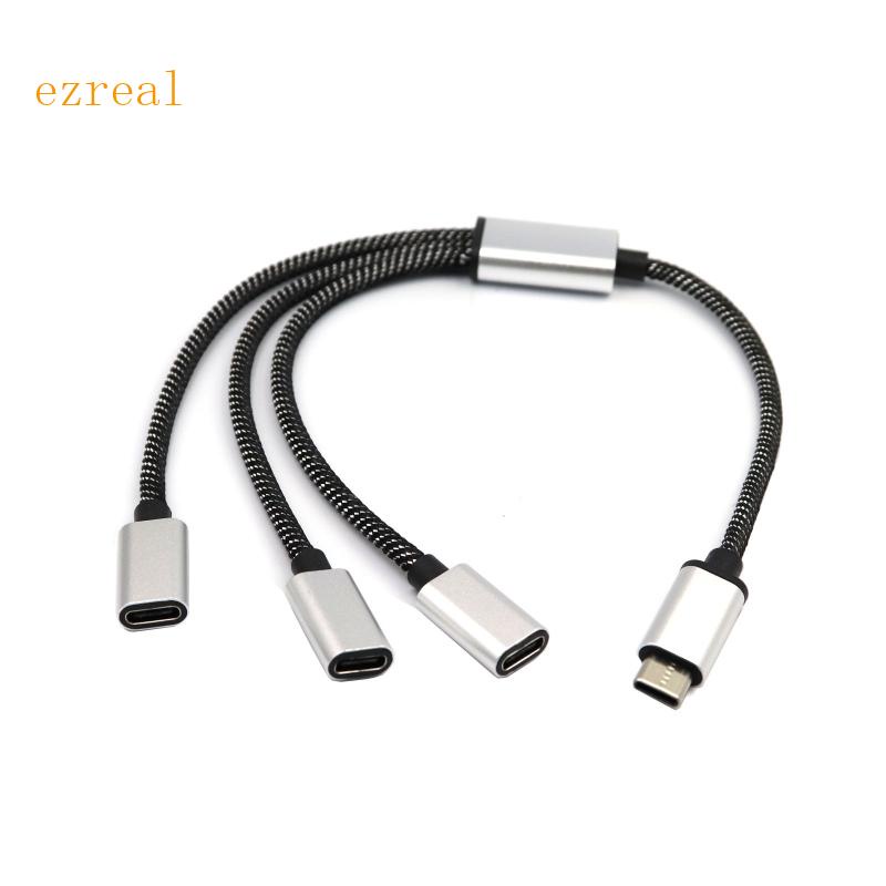 ez USB C Male to 3 USB C Female Splitter Cord Converter Multiple Hubs ...