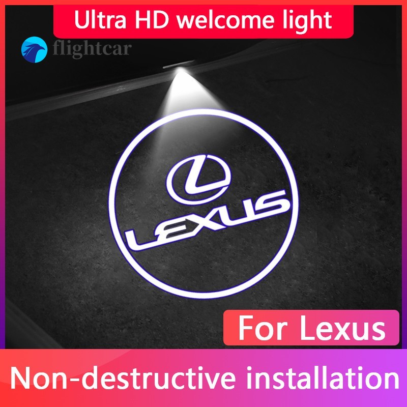FT 2pcs TOYOTA LEXUS Car Door welcome light Laser Projection Ghost ...