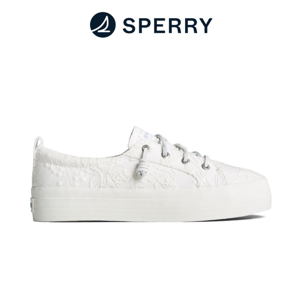 Sperry Women's SeaCycled™ Crest Vibe Platform Lace Platform Sneaker ...