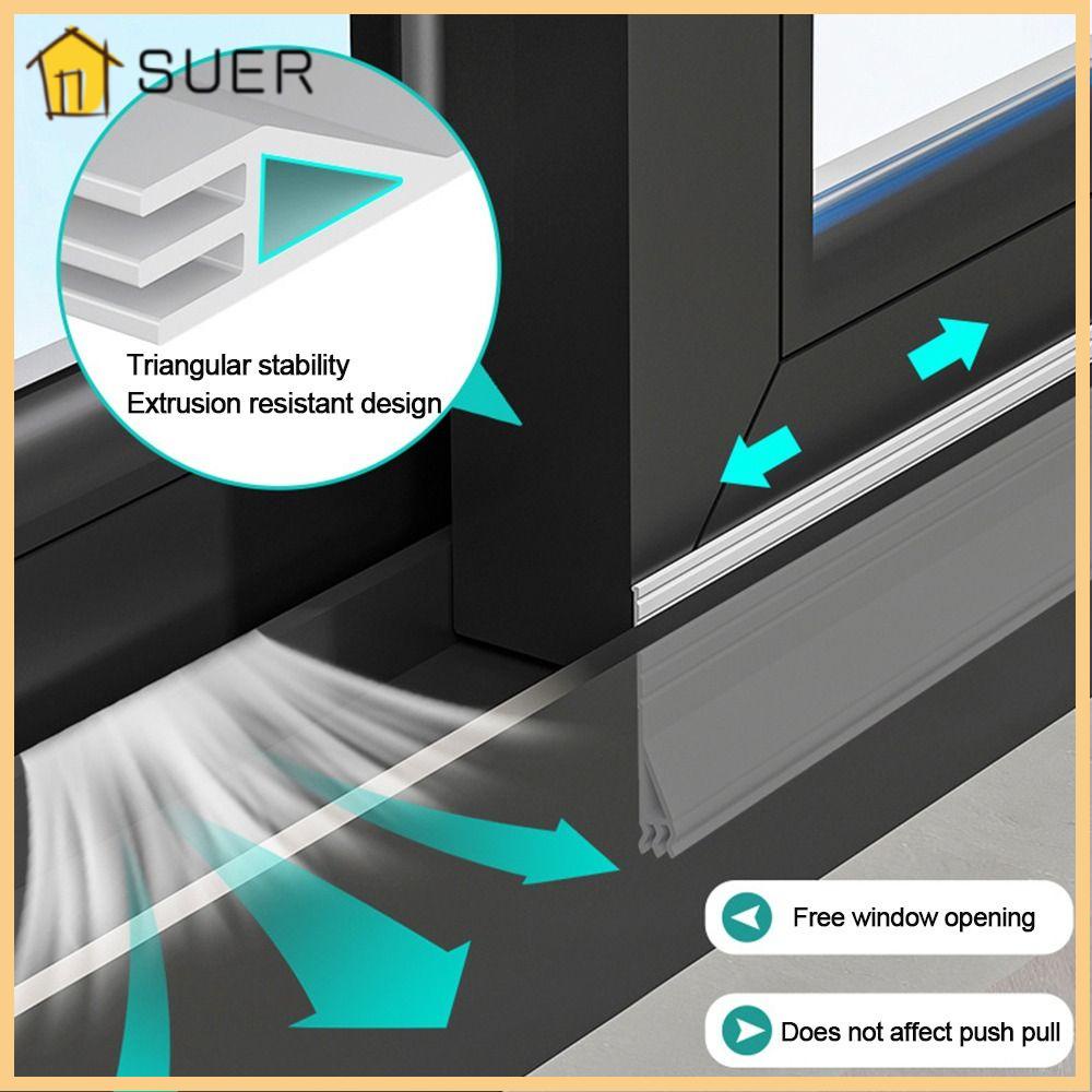SUER Window Weather Stripping, TPE Soundproof Door Bottom Seal Strip ...